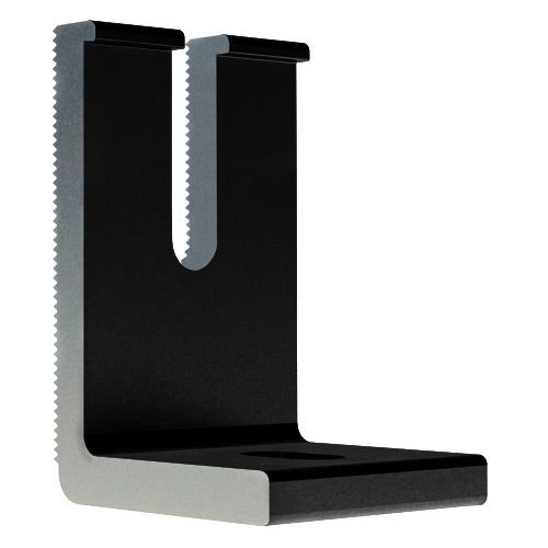 IronRidge Slotted L-Foot, Black